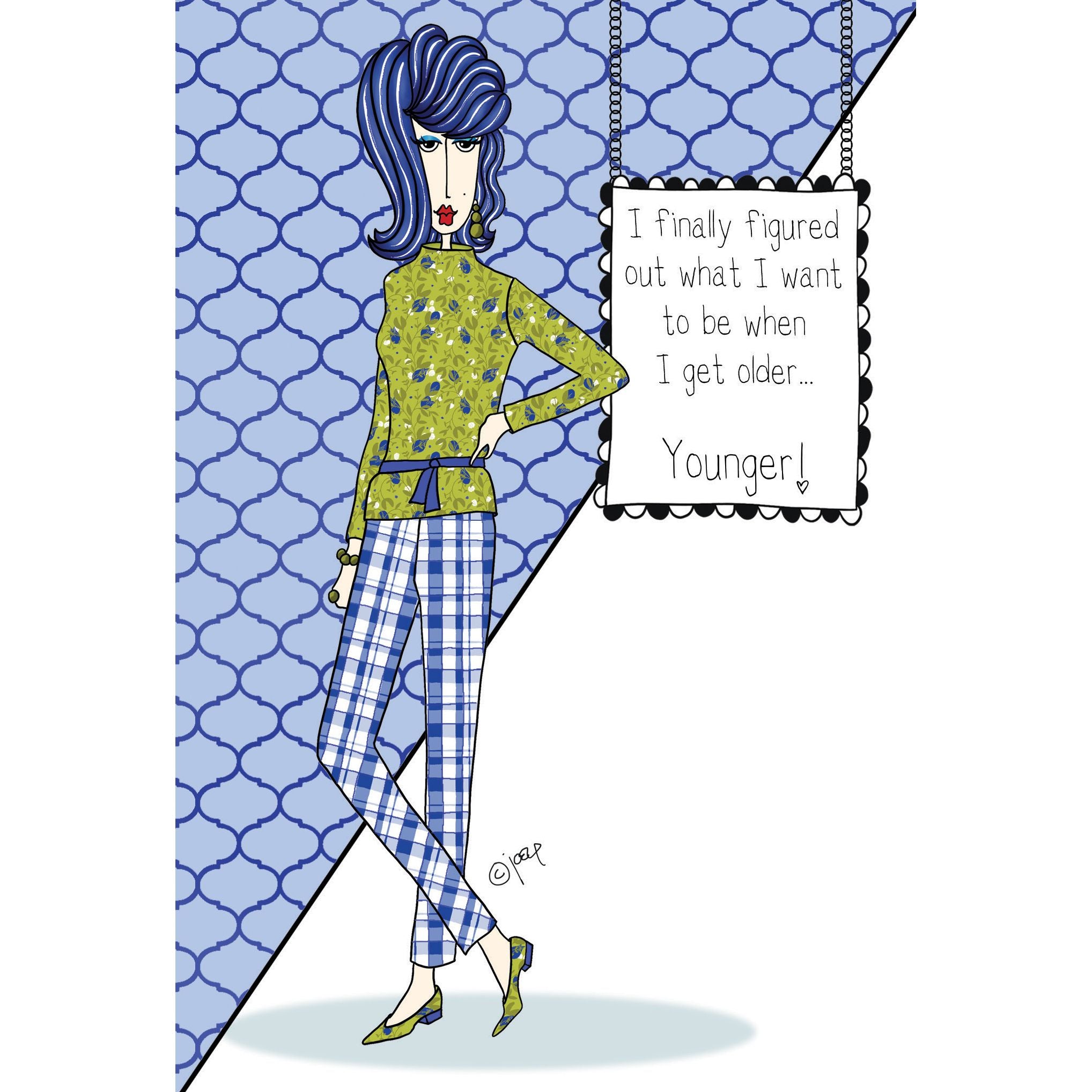 Older Younger Birthday Card Dolly Mamas – Cardmore