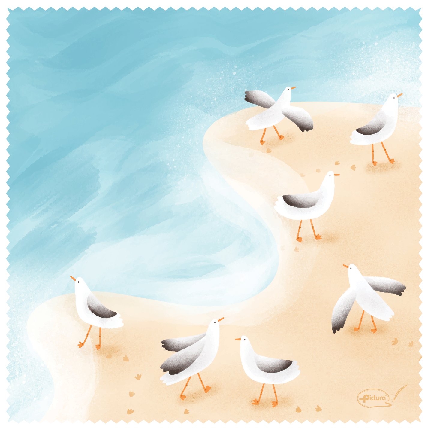 Bird & Flowers Jane Smart Cloth Pictura USA Greeting Cards & Gifts ...