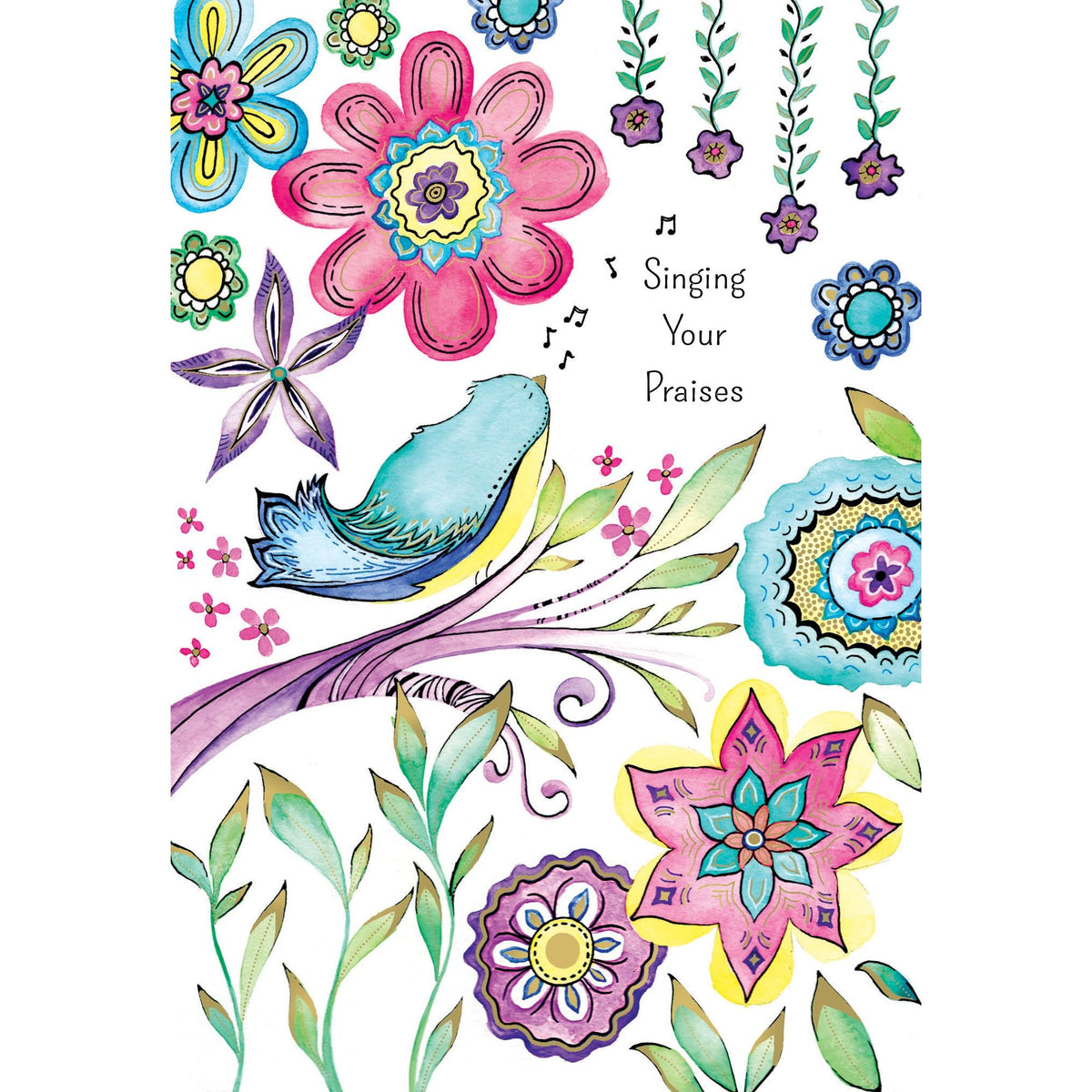 Singing Praises Congratulations Card