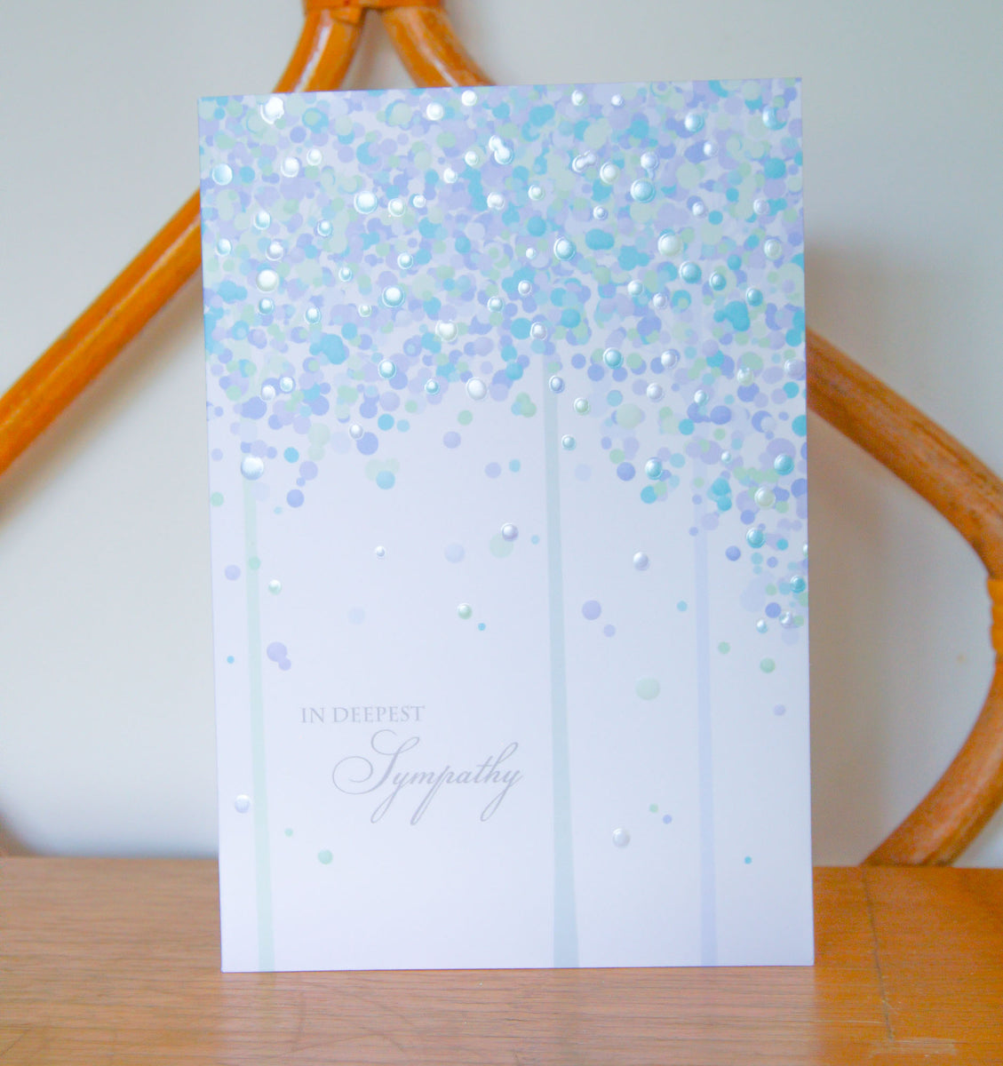 Sympathy Card In Deepest Sympathy Blue Pictura USA Greeting Cards