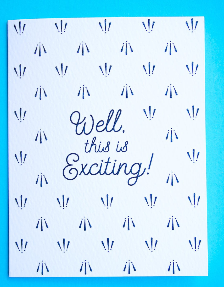 Congrats - Well This Is Exciting Card - Gia Graham