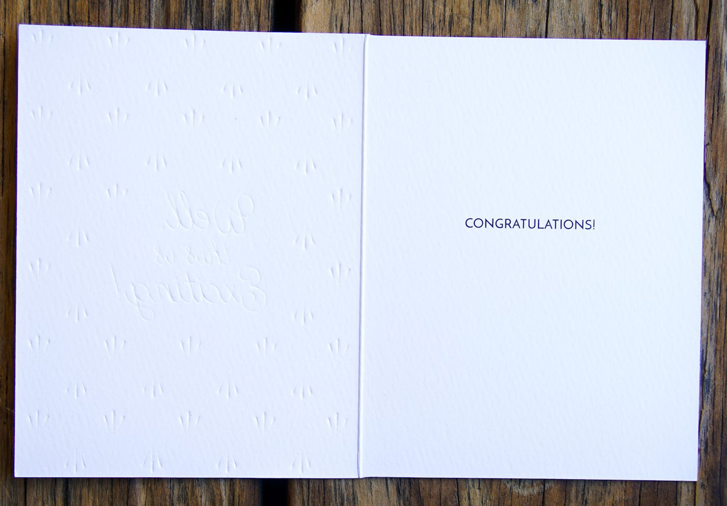 Well This Is Exciting Congratulations Card – Cardmore